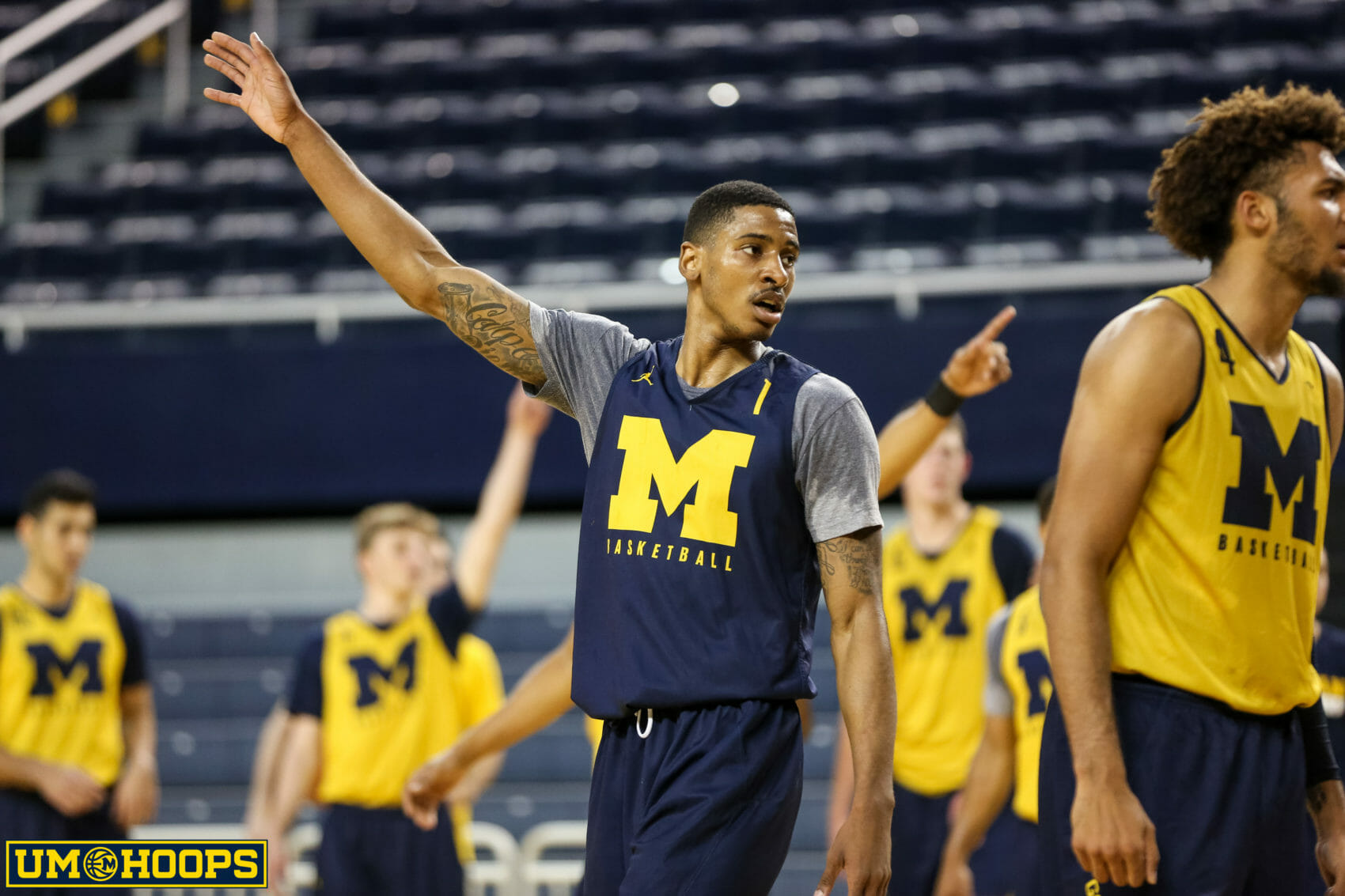 Michigan Open Practice 2017-22 | UM Hoops.com