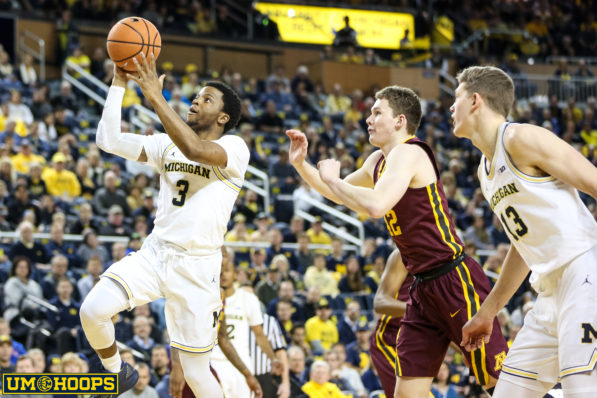 Photo Gallery: Michigan 76, Minnesota 73 (OT) | UM Hoops.com