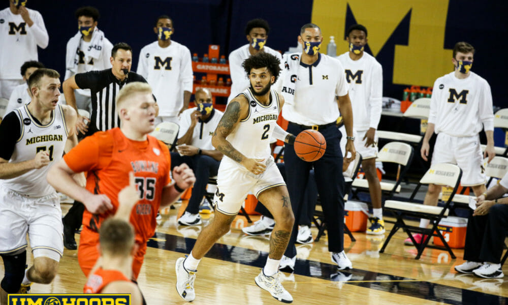 Video: Isaiah Livers, Mike Smith talk early-season progress | UM Hoops.com