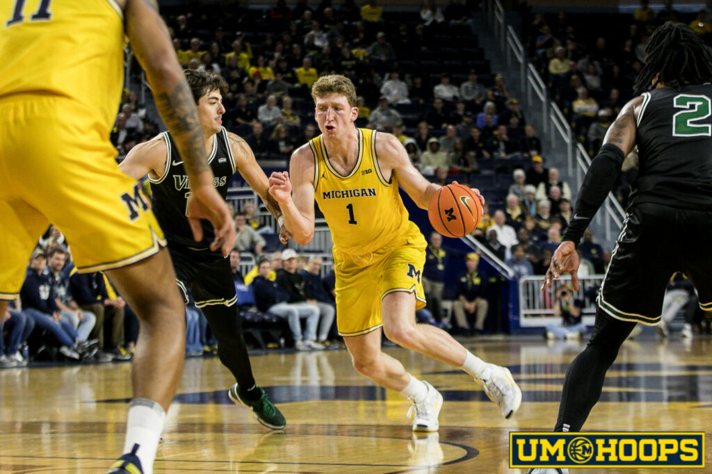 Danny Wolf’s dominance in win over Cleveland State “just scratching the ...