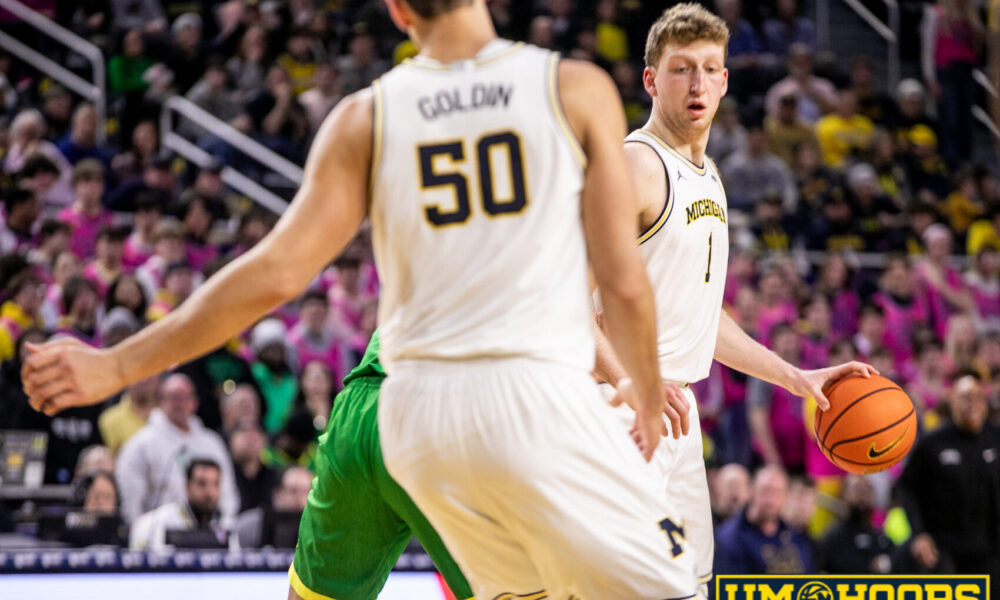 Video: Dusty May, Danny Wolf and Vlad Goldin recap win over Oregon | UM ...