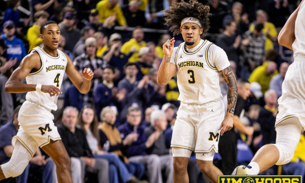 Tre Donaldson leads Michigan's backcourt revival in Big Ten Tournament ...