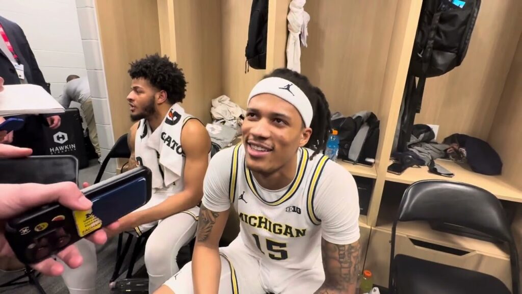 Video: Locker room reaction after Michigan's 86-68 win over Purdue | UM ...