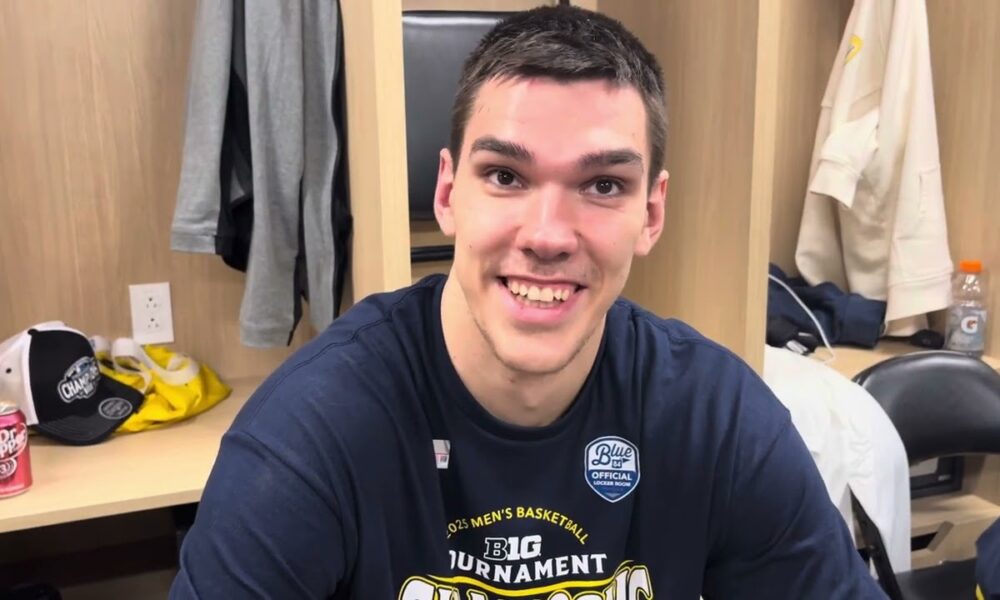 Video: Locker room reaction after Michigan's Big Ten Tournament ...