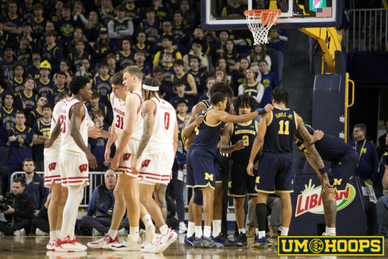 Wisconsin bigs stretch the floor, hand Michigan its first loss | UM ...