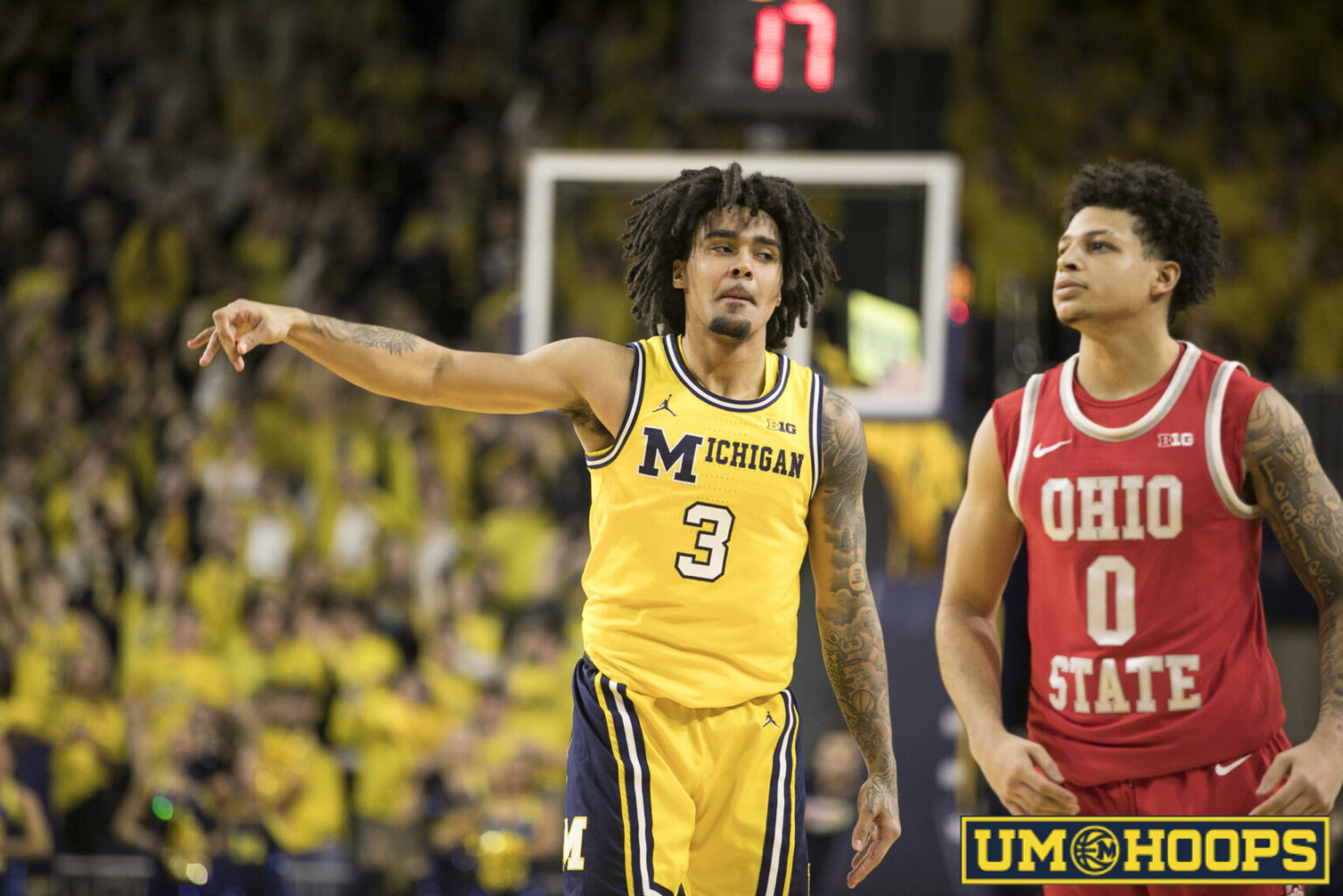 Elliot Cadeau shakes off slow start to spark Michigan's second-half ...